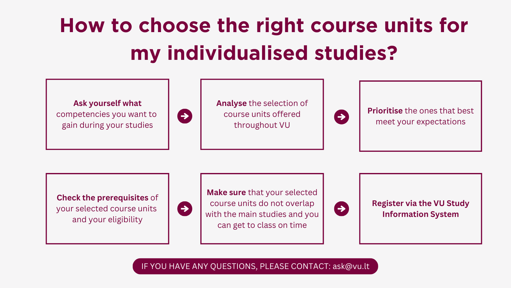 Individualised Studies at Vilnius University