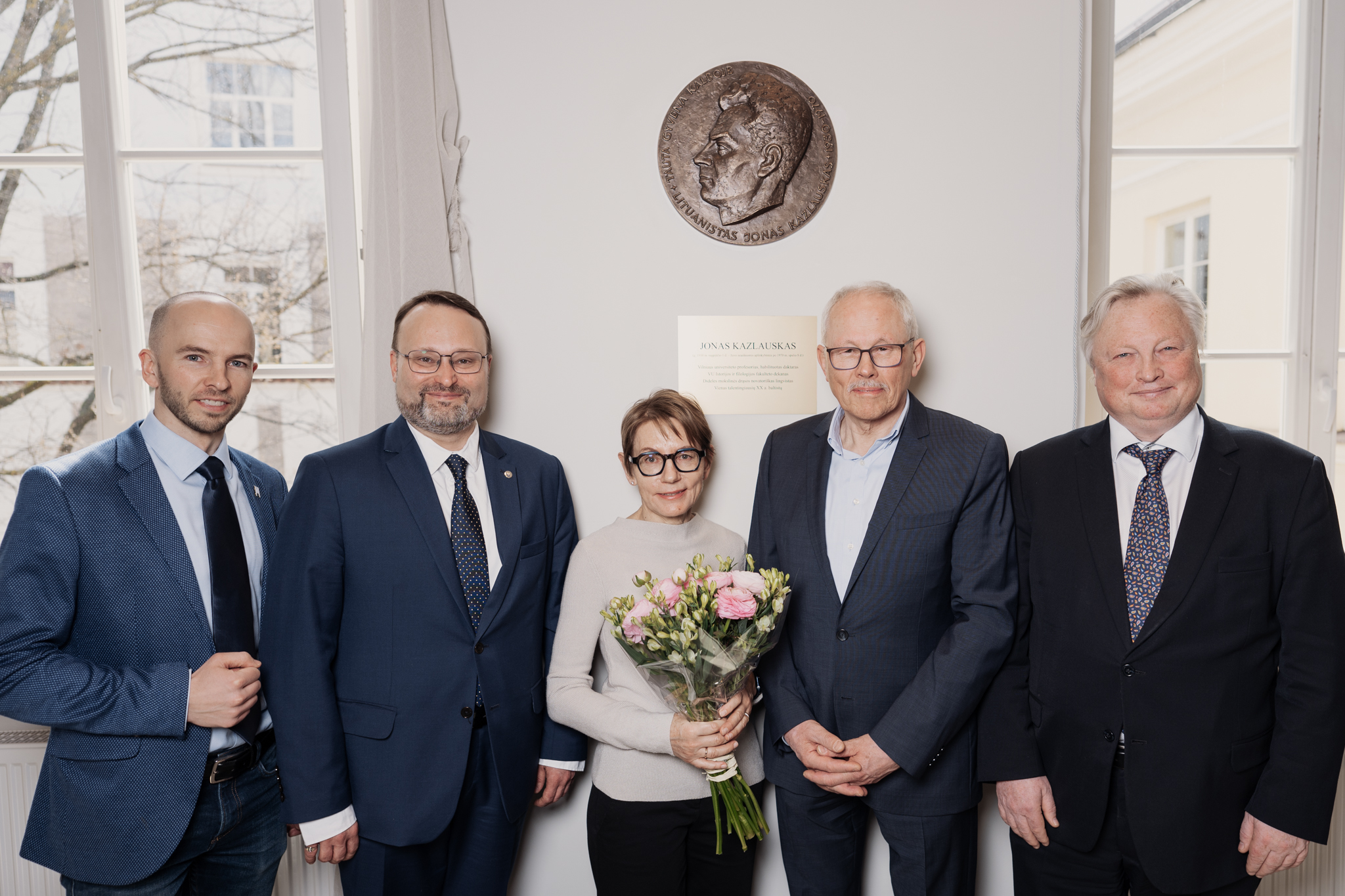 A Bas-Relief of the Linguist Prof. Jonas Kazlauskas (1930-1970) Is ...